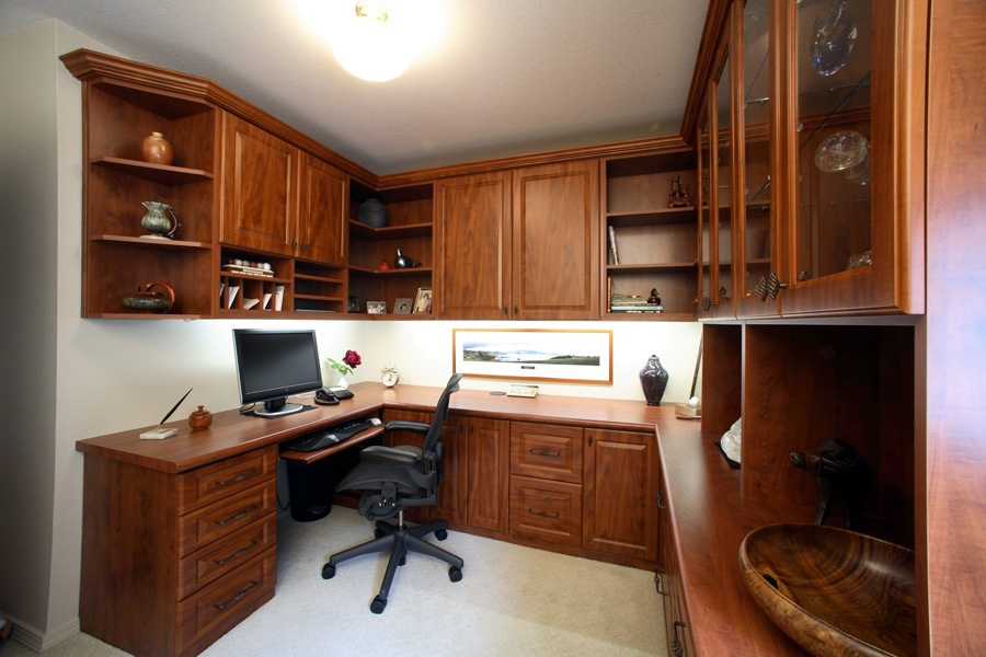 Custom Home Offices and Wall Units Make Condos in Los Altos Part of the ...
