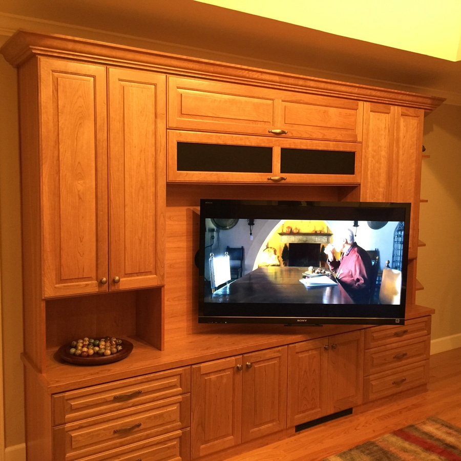 Full Motion TV Mounts and Custom Media Centers Perfectly Suit Classic ...