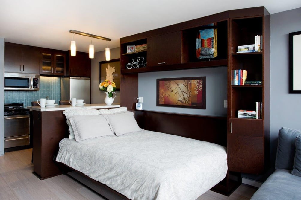 Luxury Office and Wall Bed Combos Make the Most of Sunnyvale Condos
